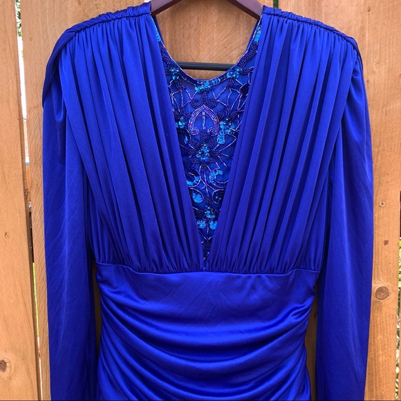 Dresses | Vintage Royal Blue Sequin Abby Kent Dress | Poshmark